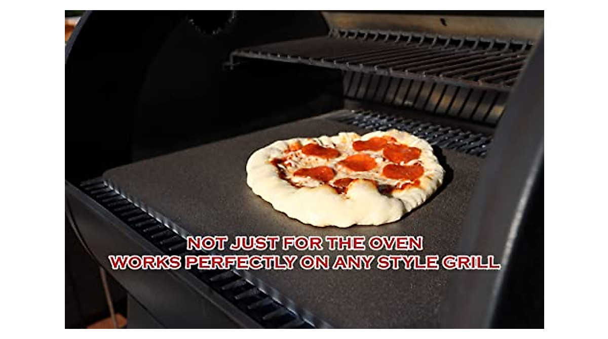 THERMICHEF Square Pizza Steel Plate for Oven & Grill Cooking