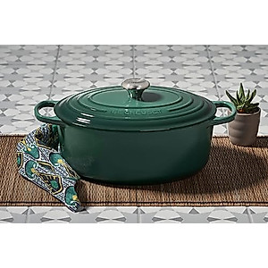 Le Creuset Enameled Cast Iron Signature Oval Dutch Oven, 6.75 qt., Artichaut