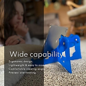 Photodon STANDLY™ Acrylic Laptop Stand, Convenient Portable Adjustable, Multifunction Ergonomic, Compatible with 12-to-20-inch Tablet and Notebooks in Black