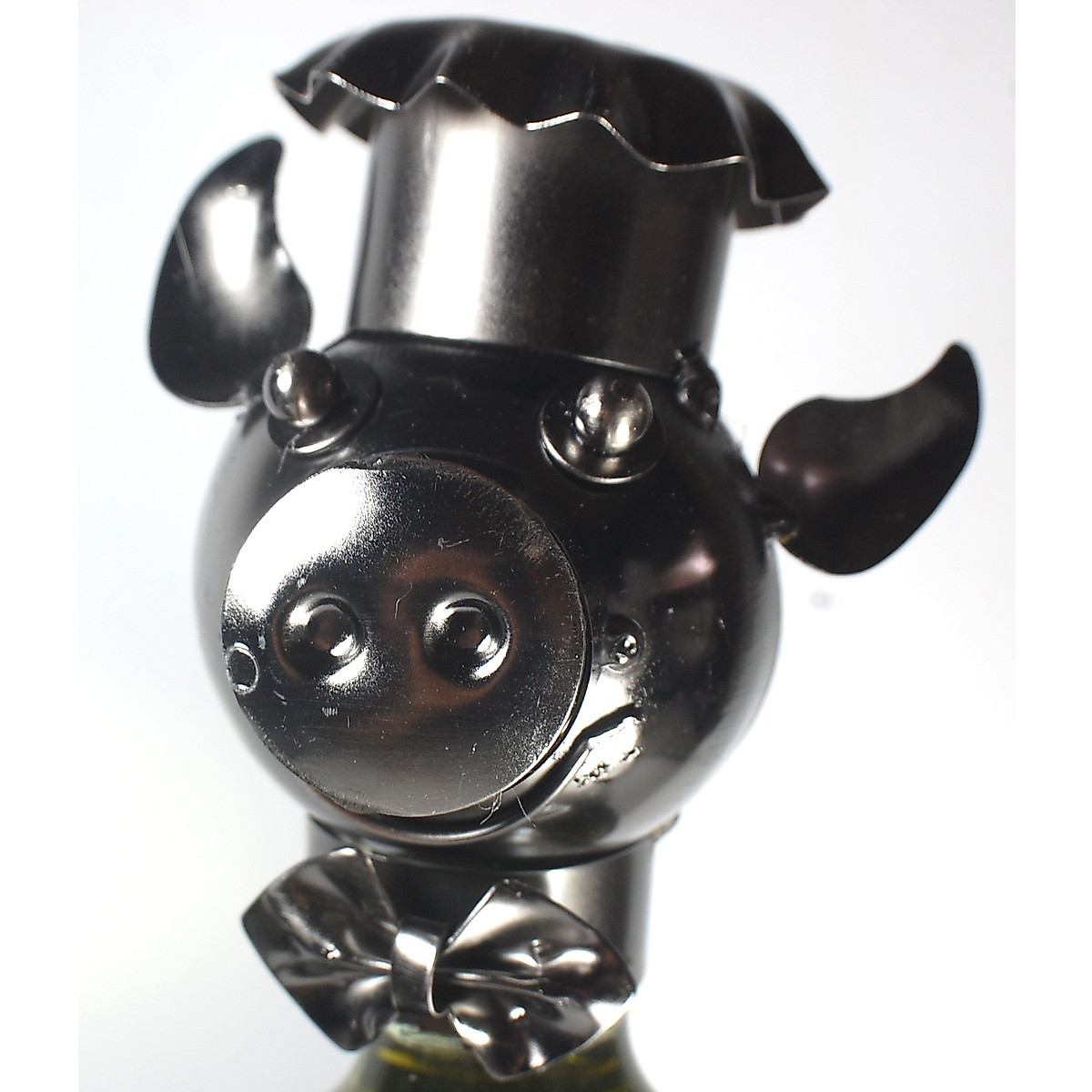 NEW! Pig Waiter Wine Bottle Holder