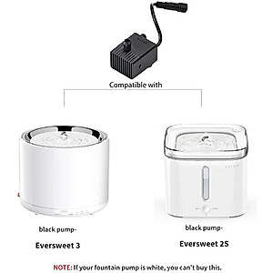 Replaced Pump for PETKIT EVERSWEET 2S and EVERSWEET 3 Water Fountain