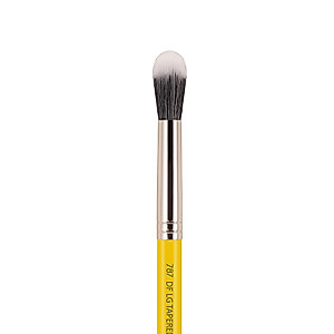Bdellium Tools Professional Makeup Brush - Studio Series 787 Duo Fiber Large Tapered Blending - With Soft Synthetic Fibers, For Controlled Lightweight Application (Yellow, 1pc)