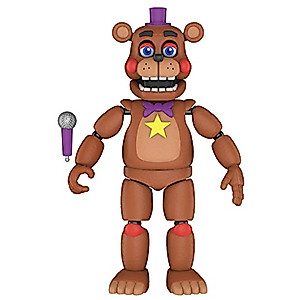 Funko Action Figure: Five Nights at Freddy's (FNAF) Pizza Sim: Rockstar Freddy Fazbear Collectible - FNAF Pizza Simulator - Collectible - Gift Idea - Official Merchandise - Video Games Fans