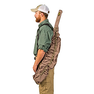 Caldwell Allweather Fast Case Gun Cover with FDE Color, PVC Lined Fabric, Water Resistance and Quick Access Design for Outdoor, Range, Shooting and Hunting, tan