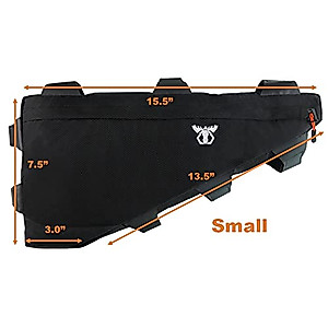 Trail Mountain Bike Full Frame Bag | Bicycle Touring, Bikepacking, Commuting Pack | Trail/Mountain Small, Medium, Large