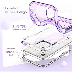ORIbox Case Compatible with iPhone 13 Mini and 12 Mini, Heavy Duty Shockproof Anti-Fall Clear case