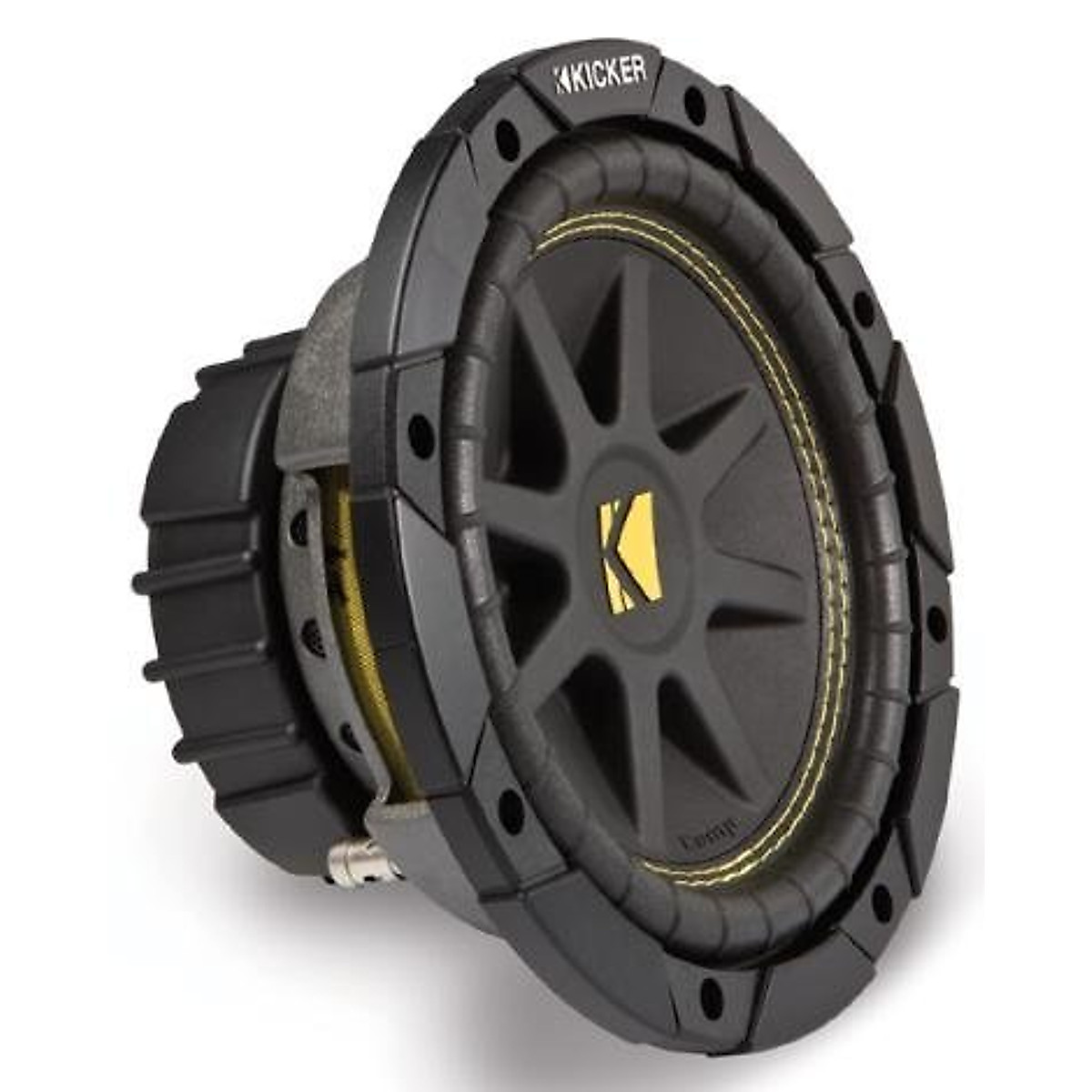 Kicker Bundle Compatible with Universal Vehicle 43C104 Single 10" Loaded Sub Box Enclosure