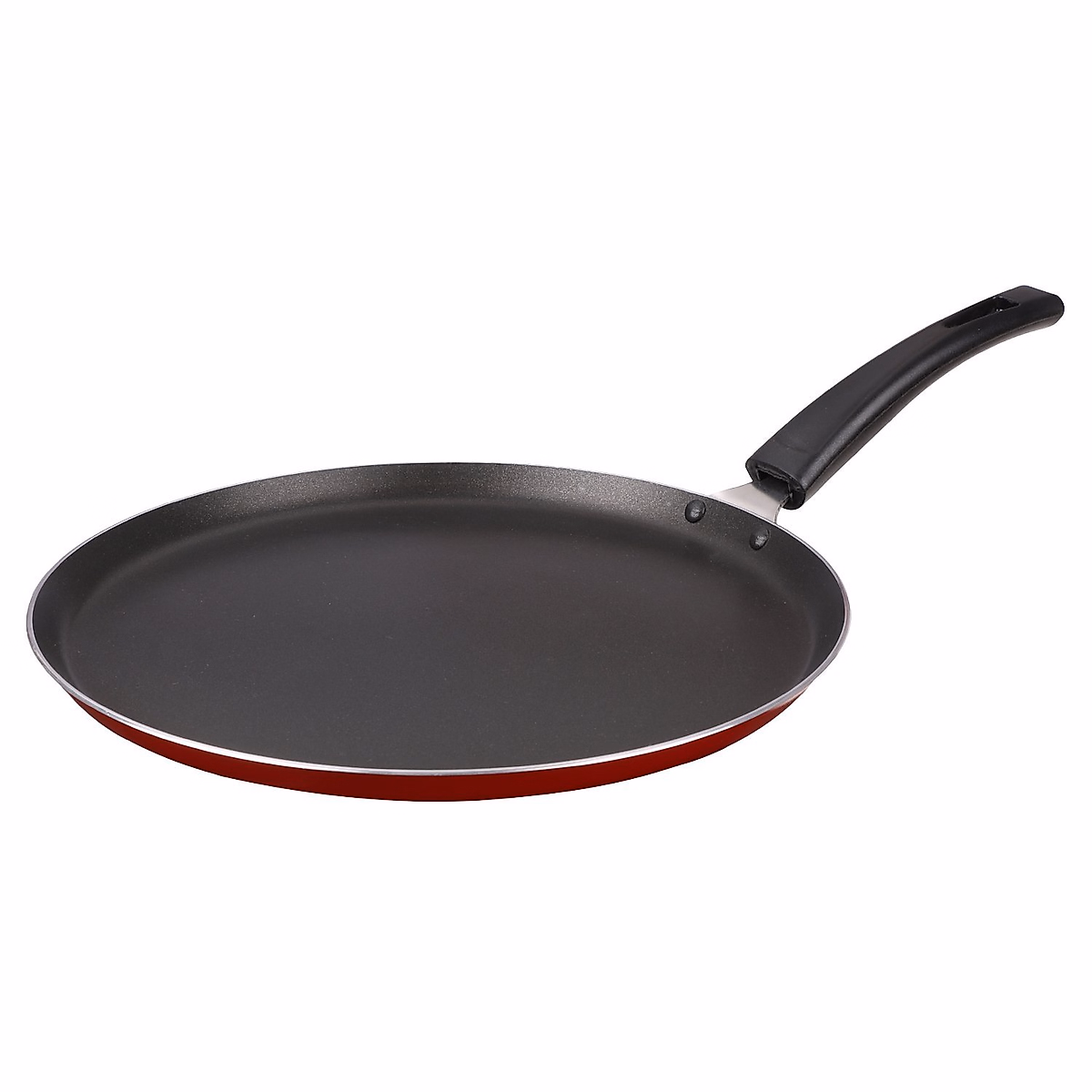Best Nonstick Pan,Induction Base Non-Stick Dosa Tawa/Griddle,Dosa Pan,Non-Stick Induction Base Fry Pan,Thickness 3 mm, Size 10 X 10 inches With one Piece Wooden Spatula and One Piece Plastic Scrubber