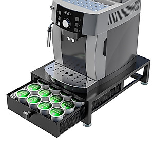 Simple Trending Coffee Pod Storage Drawer Holder for Keurig K-cup Coffee Pods, 24Pods Capacity, Black