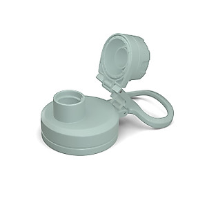 Hydrapeak Chug Lid With Flexible Handle - Fits All Hydrapeak Wide Mouth Insulated Water Bottles, Leak Proof and Spill Proof Bottle Cap (Pale Sage)