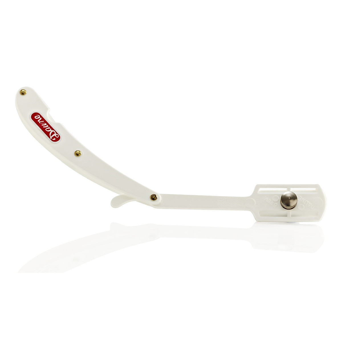 Daune Double Edge Safety Razor/Shavette White/White