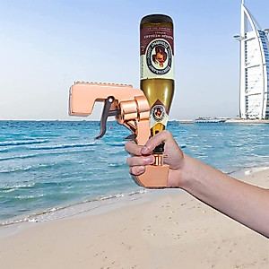 Beer Gun Alcohol Shot Shooter Bottle Stopper Sprayer Opener Adjustable Champagne Wine Dispenser Beer Gun ( Color : A )