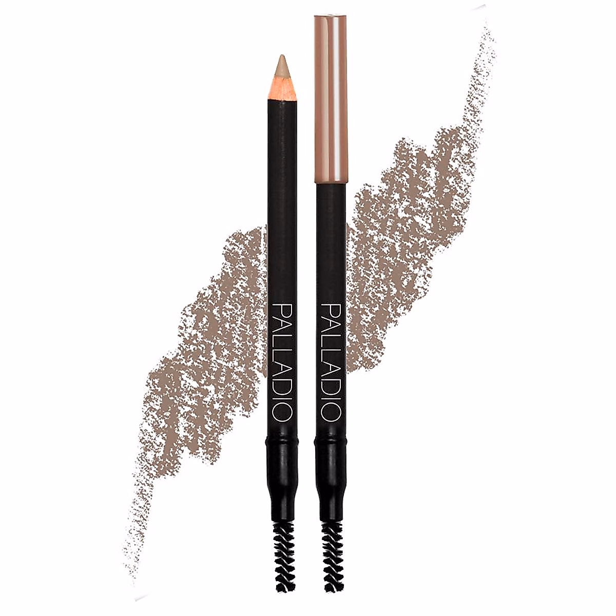 Palladio Brow Pencil & Brush for Eyebrows, Taupe