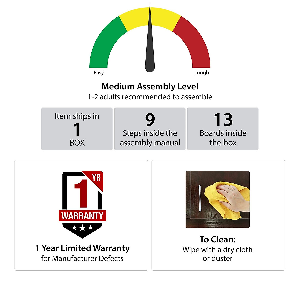 Novogratz Regal Turntable Stand/End Table, Walnut