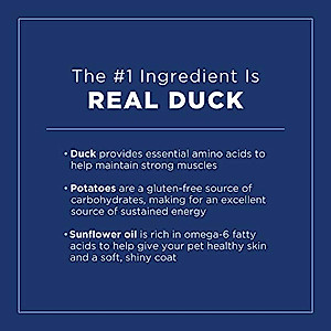 Natural Balance Limited Ingredient Diet Duck & Potato | Puppy Formula Grain-Free Dry Dog Food | 24-lb. Bag