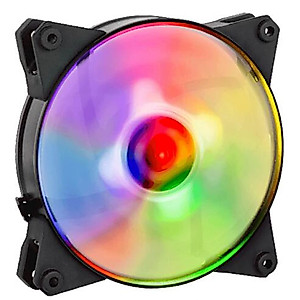 Cooler Master MasterFan Pro 140 Air Pressure RGB- 140mm Static Pressure RGB Case Fan for 4-Pin 12V, Computer Cases CPU Coolers and Radiators