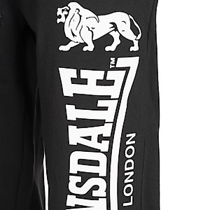 Lonsdale Men Sweatpants Ockle, Color:Black, Size:XL