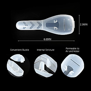 2 Set Manual Razor Case,Travel Razor Case, Razor Travel Cover,Silicone&Plastic Portable Razor Case,Manual Razor Protector