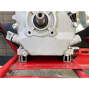 Pinkhatcat Engine Motor Mount Plate Riser square tube 1" x 1" For 4-7 HP engines with 3-1/8" center spacing For Predator 212cc 196cc Go Kart Mini Bike For Coleman Powersports CT200U CT200U-EX BT200X