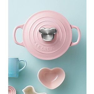 Le Creuset Cocotte Ronde 14cm Bear SS knob Chiffon Pink