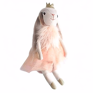 MON AMI Princess Bunny Stuffed Doll - 18", Soft & Cuddly Plush Animal Doll for Kids of All Ages, Use as Toy or Room Décor