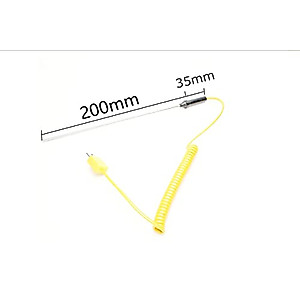 Smartsails 35mmx200mmTP-10 Needle Tip Thermocouple Probe Temperature Sensor, Type K, (-50 to 600 ° C)