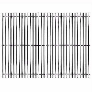 LS'BABQ Stainless Steel Cooking Grid Replacement for Weber Spirit 300 Series, Genesis Silver B/C, Gold B/C, Genesis 1000-3500,Genesis Platinum B & C,Set of 2