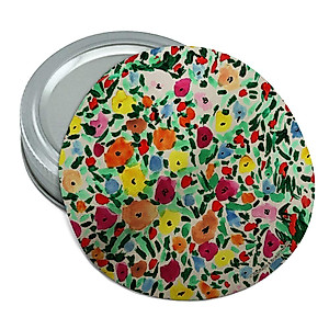 Flower Garden Round Rubber Non-Slip Jar Gripper Lid Opener