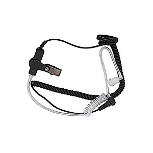 2.5mm Earpiece Headset W/Coiled Tube for Harris Police Radio XG25 XG75 P7300 for Motorola Kenwood