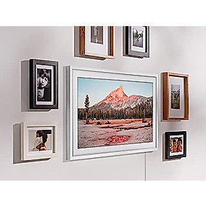 SAMSUNG 32-Inch Class QLED The Frame LS03C Series, Quantum HDR, Art Mode, Anti-Reflection Matte Display, Slim Fit Wall Mount Included, Smart TV w/Alexa Built-in (QN32LS03CB, Latest Model)