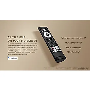 Hisense ULED 4K Premium 65U6H Quantum Dot QLED Series 65-Inch Smart Google TV, Dolby Vision Atmos, Voice Remote, Compatible with Alexa (2022 Model) Black