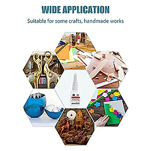 20g Craft Glue, Glue for Model, Instantly Strong Adhesive for bonding Metal, Plastic, Rubber, Wood, DIY Craft, Model, Lego, Scrapbooking, Card Making, Photo, Toy, Decor, Crystal