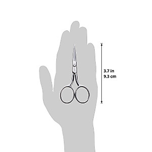 Beaditive Classic Embroidery Scissors with Leather Sheaths - Sewing, Embroidery, Crafting - Stainless Steel Pink