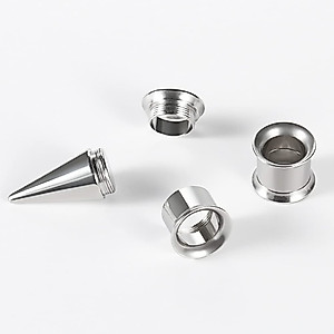 TBOSEN 36PCS Ear Gauge Stretching Kit Stainless Steel Double Flare Alloy Tapers 2 In 1 Plugs Set Eyelet 14G-00G…