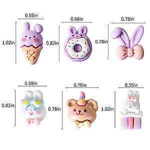 Cute Croc Charms for Girls Shoe Charms Decoration Peace Sandals Accessorie