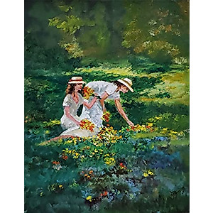 Languid Summer Days, Wildflower Meadow by Internationally Renowned Painter Yary Dluhos