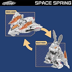 52TOYS BEASTDRIVE BD-07 Space Springer Deformation Toys Action Figure, Converting Toys in Vehicle and Beast, Perfect Birthday Party Gift for Teens and Adults