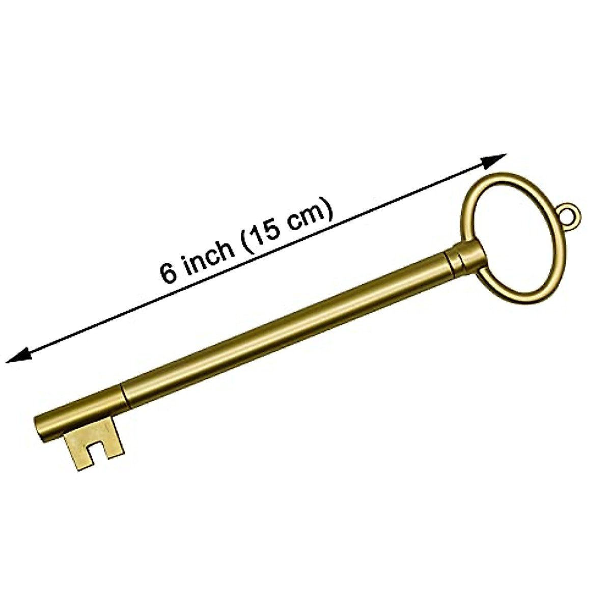 Maydahui 12PCS Key Shape Rollerball Pen Delicate Durable Retro Pens Black Gel Ink Refills for Boys School Stationery Supplies