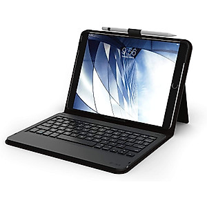 ZAGG Messenger Folio - Bluetooth Tablet Keyboard - Made for Apple iPad 10.5" and 10.5" Air - Charcoal