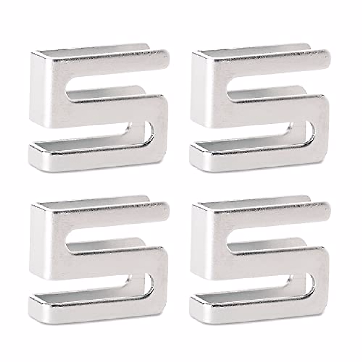Alera ALE Wire Shelving S Hooks, Metal, Silver (Pack of 4 Hooks)