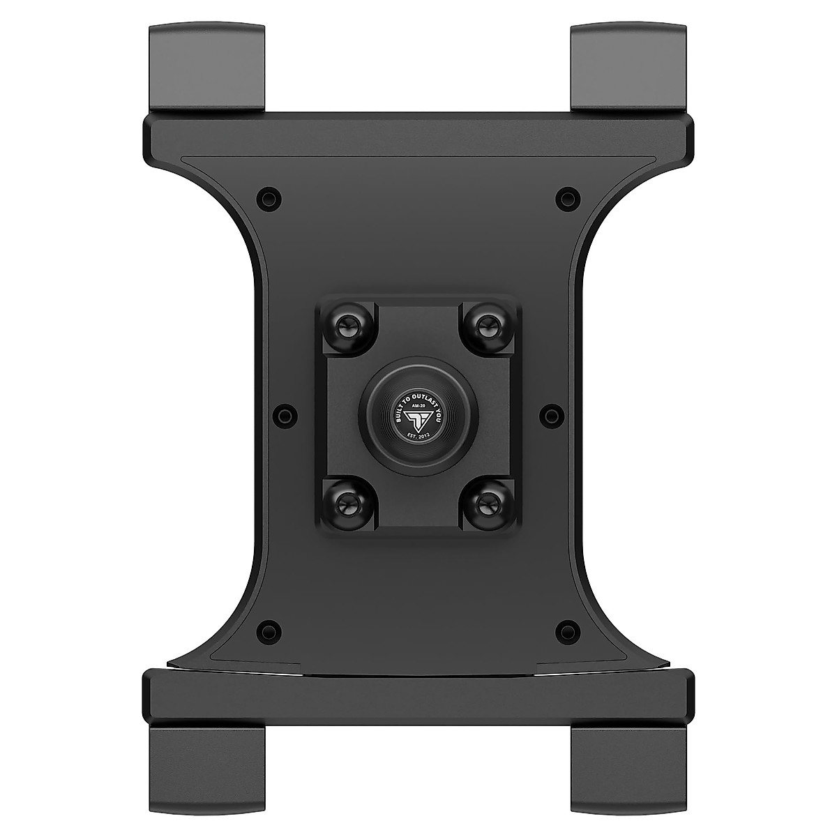 Tackform Universal Tablet Holder with 20mm Ball | Compatible with All iPad Mini/Air/Pro, Galaxy Devices, More | Spring Loaded Grip | Commercial Grade