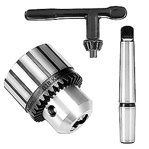 1/8" - 5/8" Drill Chuck with Chuck Key & MT2-B18 Arbor Heavy Duty