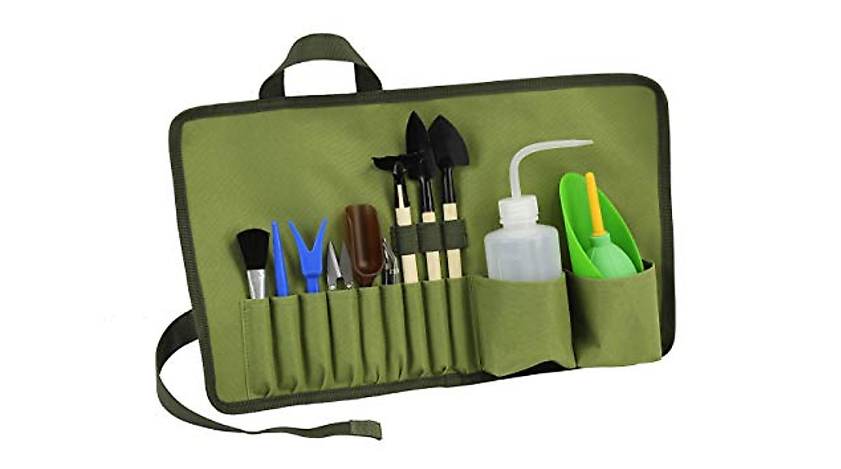 Succulent Kit Roll Organizer for Indoor Gardening | Complete Tool Set