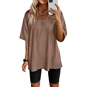 WIHOLL Track Suits for Women Set 2 Piece Going Out Outfits Biker Shorts Sets Plus Size Tan XL