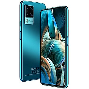 CUBOT X50 Smartphone 8GB 128GB, 6.67" FHD+ Display 64MP Quad Camera, 4500mAh Battery, Support AT&T, T-Mobile, 4G Dual SIM, NFC, Face ID Green