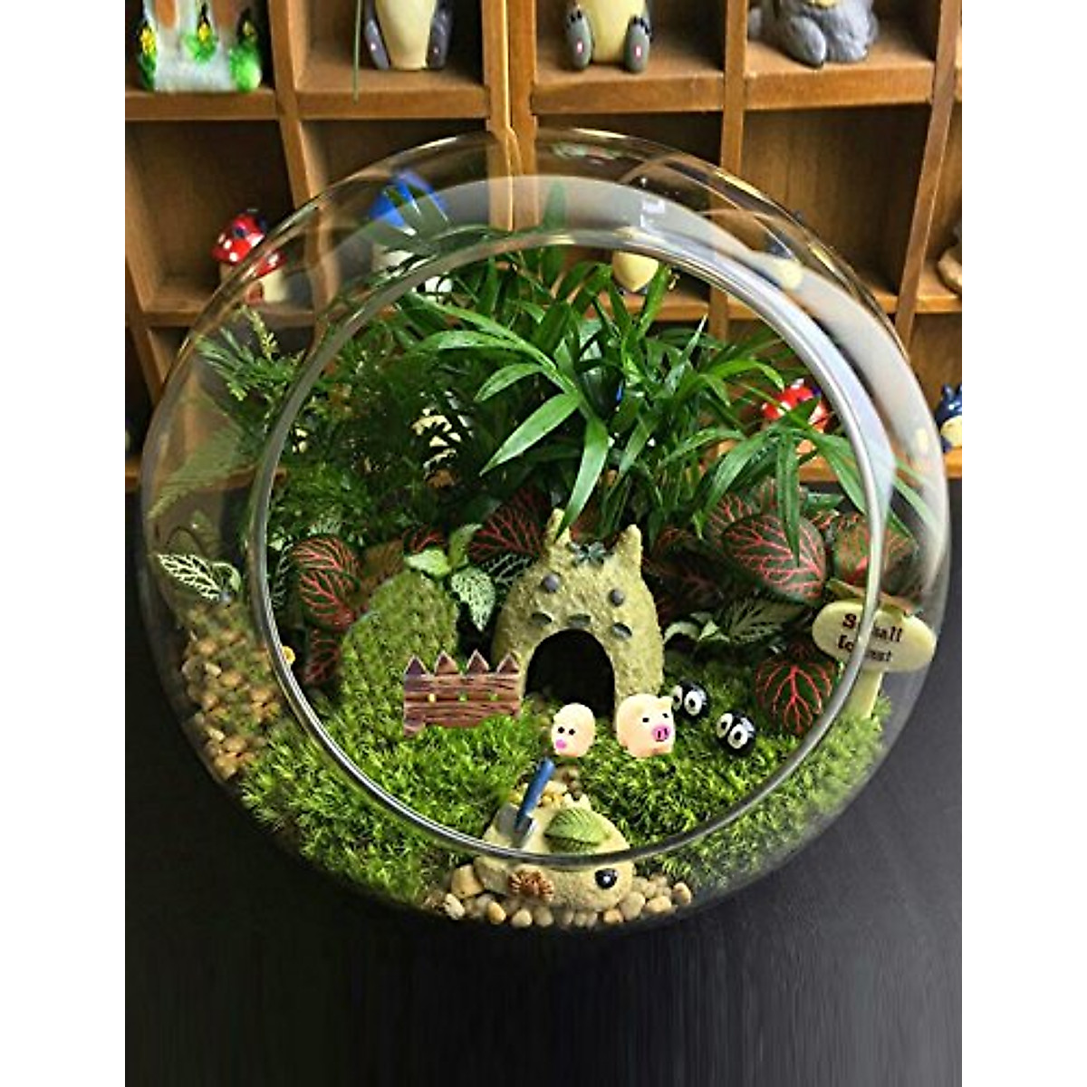 24 pcs Miniature Garden Ornaments, Fairy Garden Animals for Dollhouse Plant Pot, Home Decoration