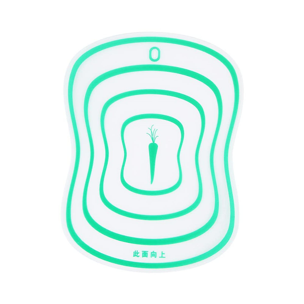 Cutting Board, Transparent Cutting Plate, Plastic Cutting Board, Hangable Kitchen Cutting Board, Frosted Chopping Board(S,green)