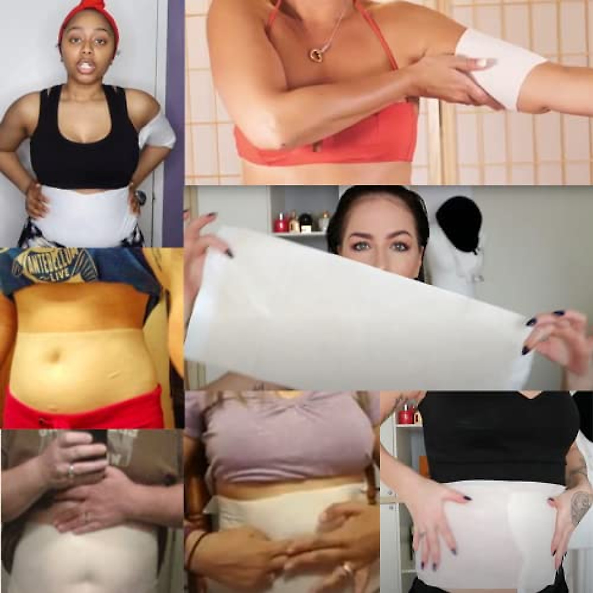 Ultimate Body Applicator Lipo Wrap Works For Body Firming Cellulite Reducing Toning Contouring 4 Wraps