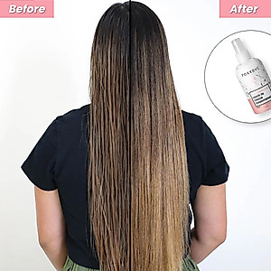 FoxyBae Leave In Conditioner Spray - with Biotin - Hair Detangler for Dryness & Damage - Hydrating, Conditioning, Detangling - Flaminglow - 8 Fl Oz