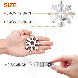 Dusor Stocking Stuffers for Men, Gifts for Men, Universal Socket and Snowflake Multitool, Christmas Gifts for Men, Unique Dad Gifts for Men Who Have Everything